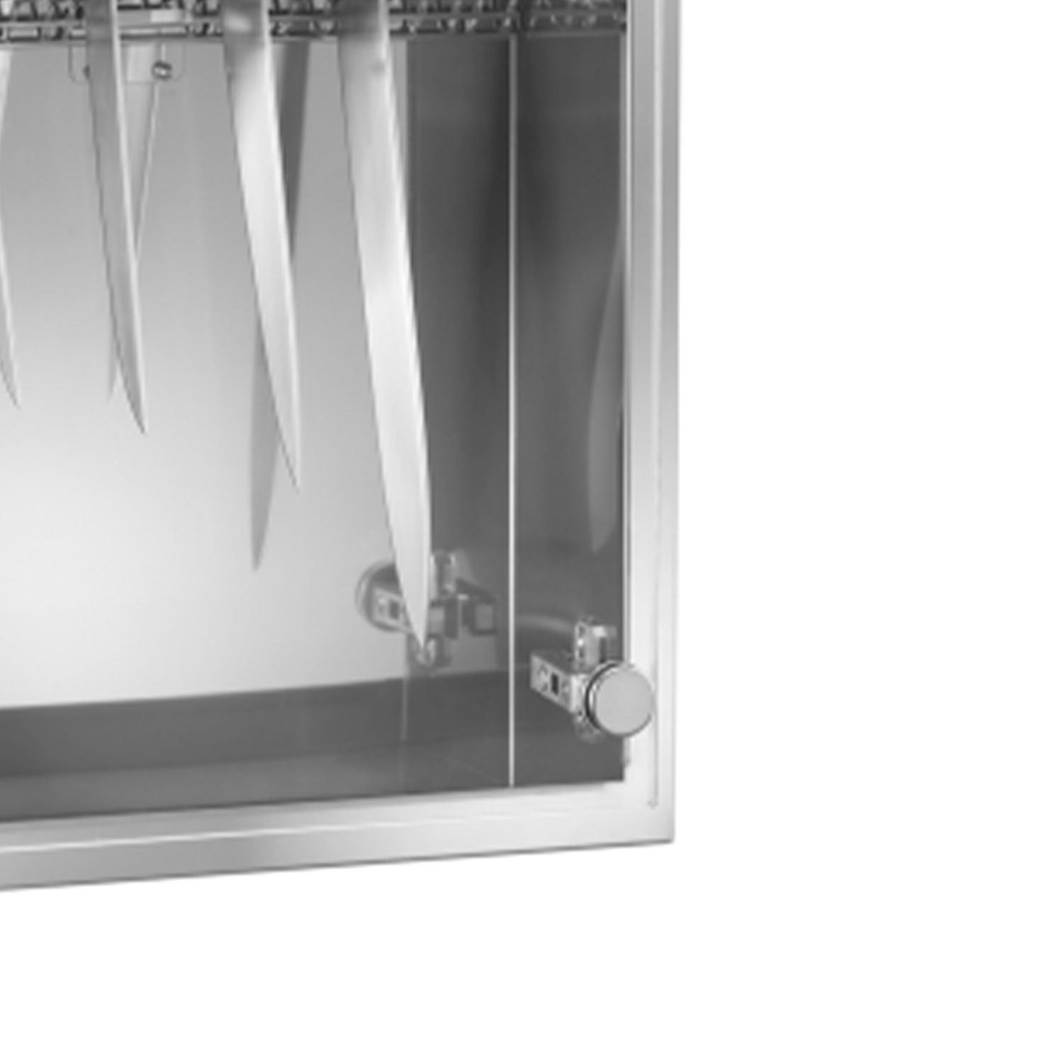 Sterilizator cutite, inox, usa plexiglas, lumina UV, 10 cutite, 16W