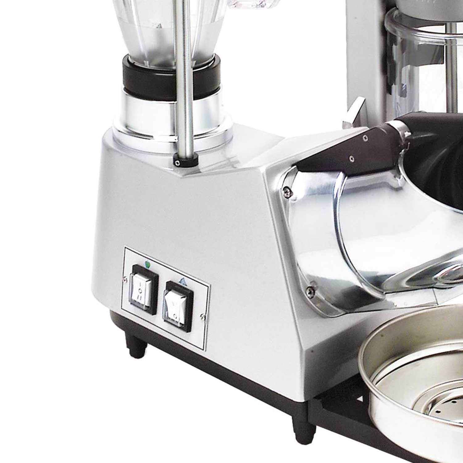 Aparat spart gheata-blender-mixer, pahar inox, 0.8+1.7 L