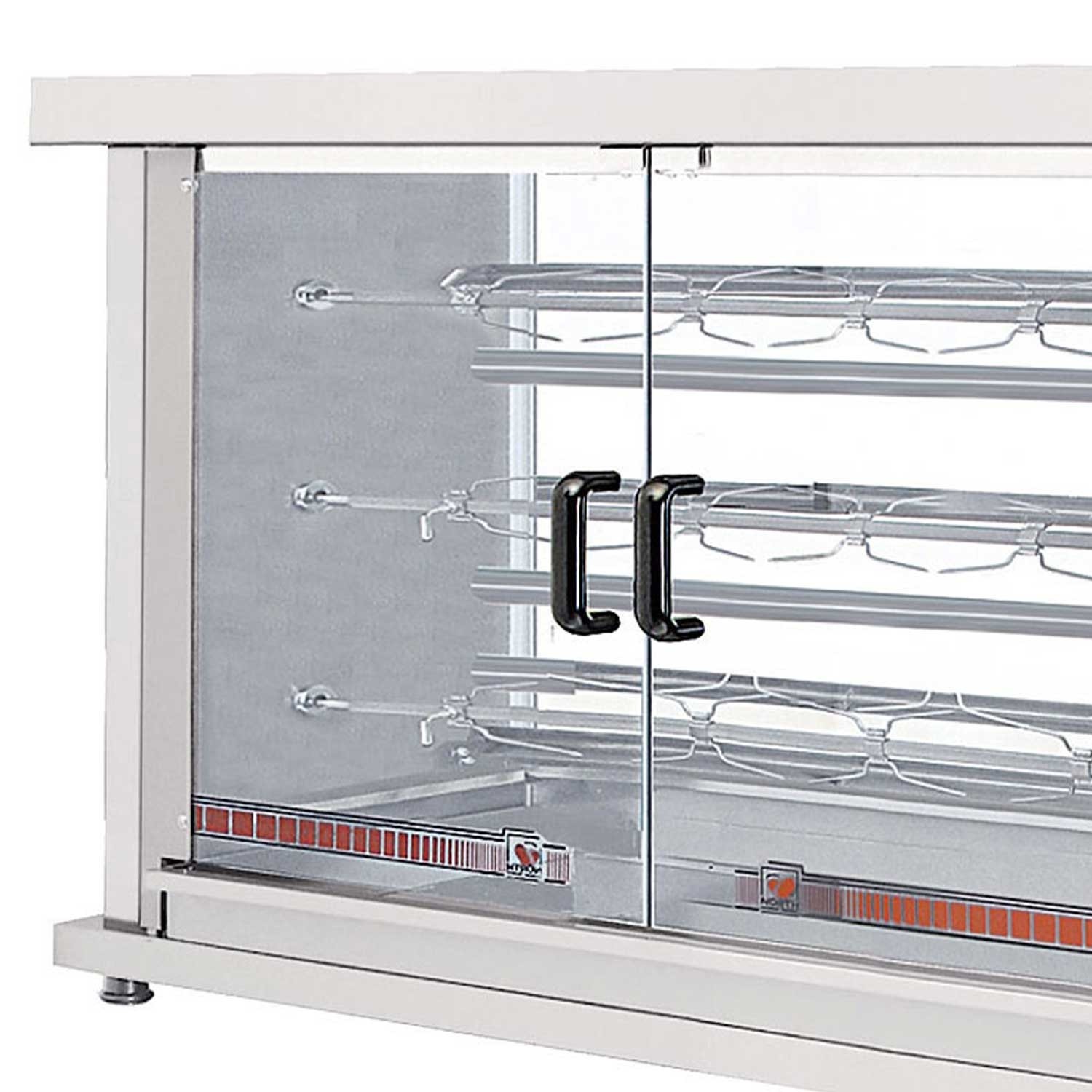 Rotisor profesional electric pentru pui cu 3 axe si putere 9 kW