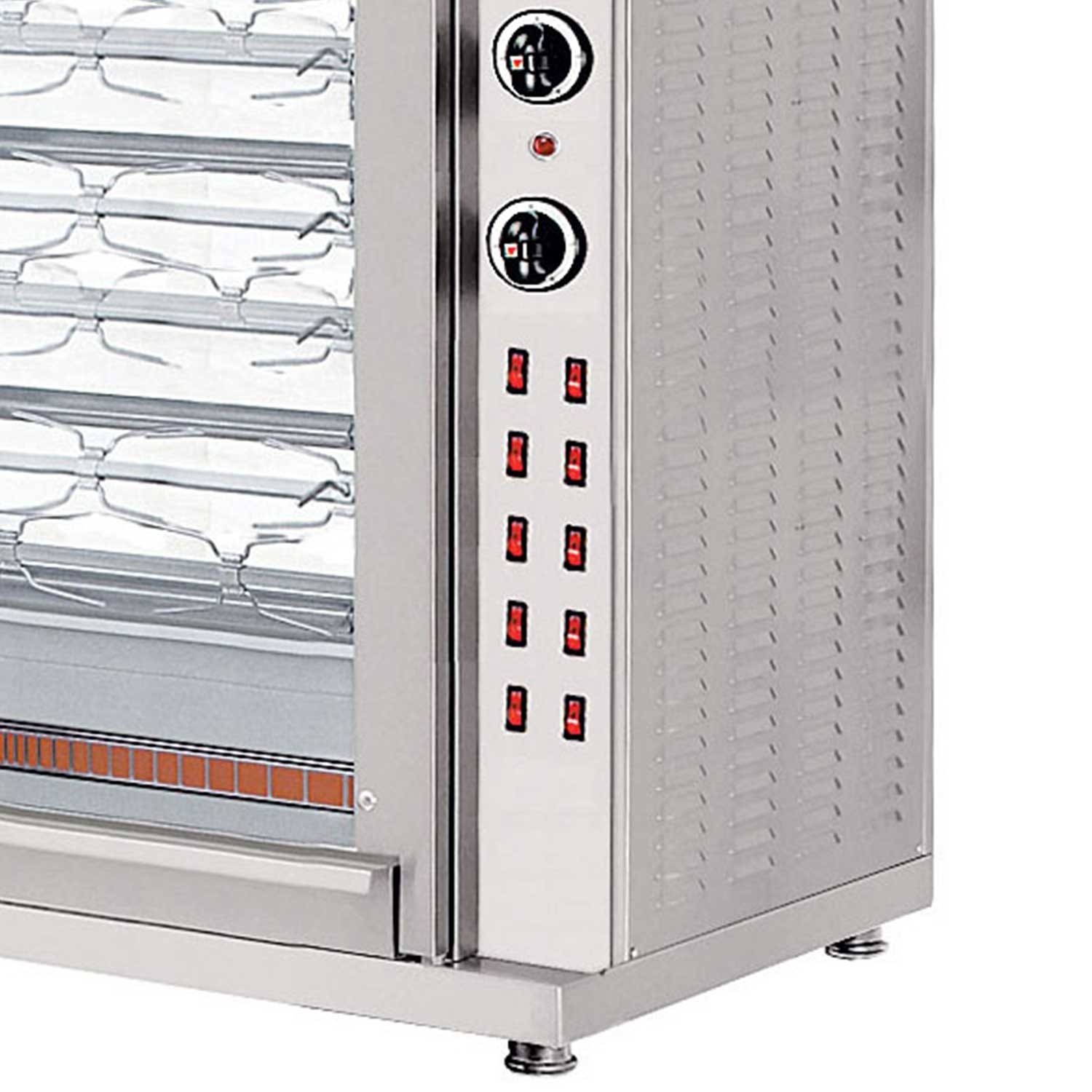 Rotisor electric pui, 10 kW, 9 axe x 1.03 m, 36-40 pui